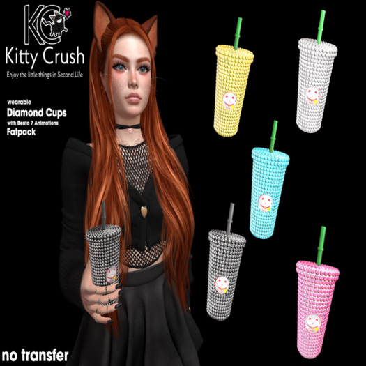 Second Life Marketplace - Kitty Crush - Diamond Cup fatpack